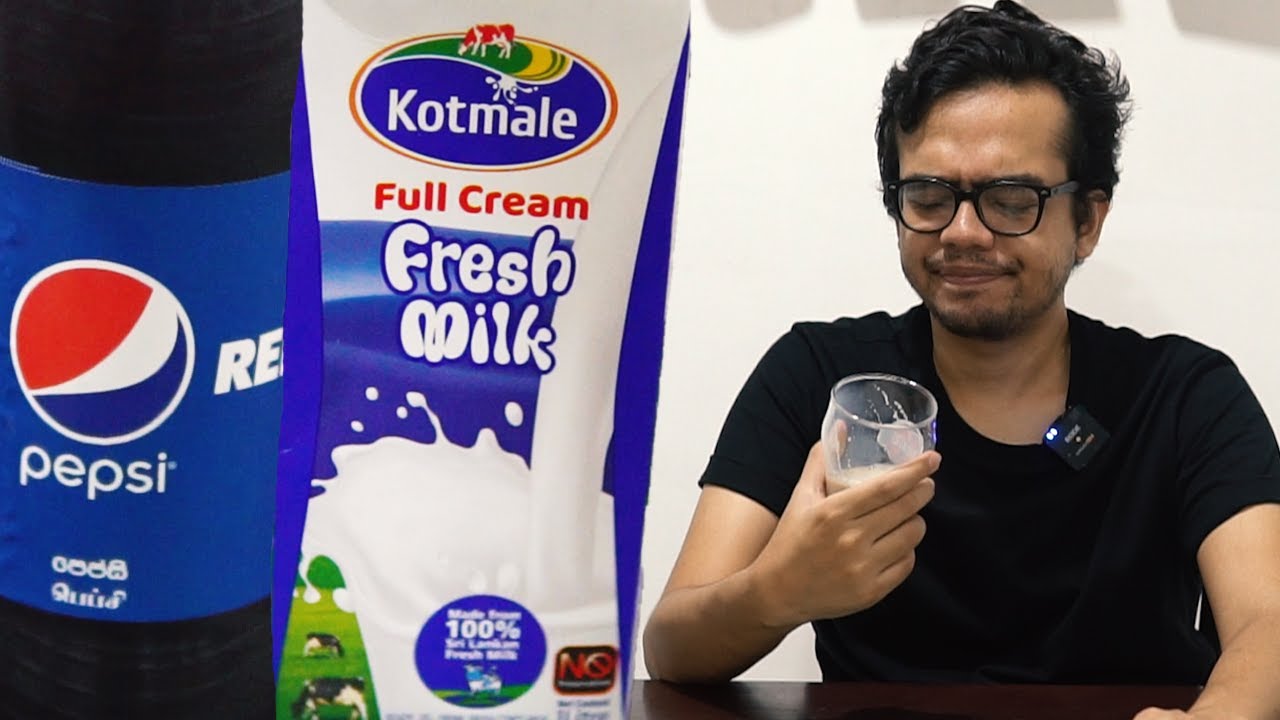 PEPSI AND MILK REVIEW | PILK | Food Portrayal - YouTube