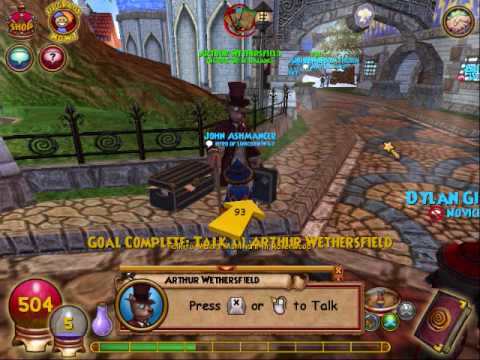 Wizard 101 walkthrough part 10: Meeting The Ravenwood Teachers (1/2 ...