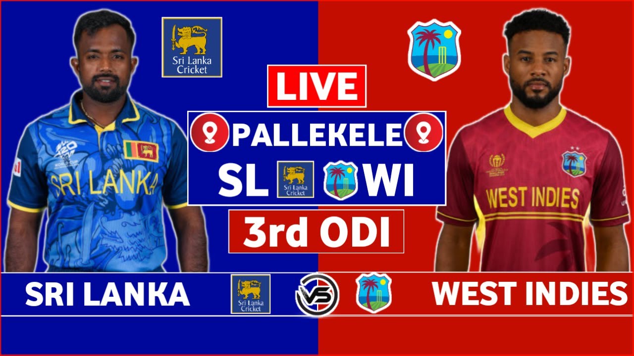 Sri Lanka v West Indies 3rd ODI Live Scores | SL vs WI 3rd ODI Live ...