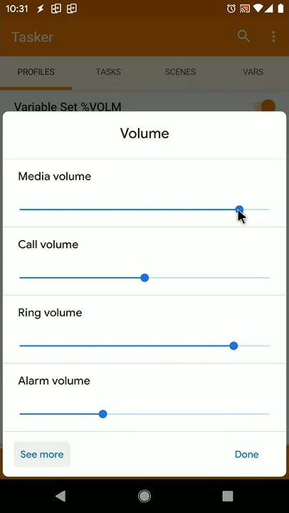 Tasker - Media Volume Connected to Ringer Volume - YouTube