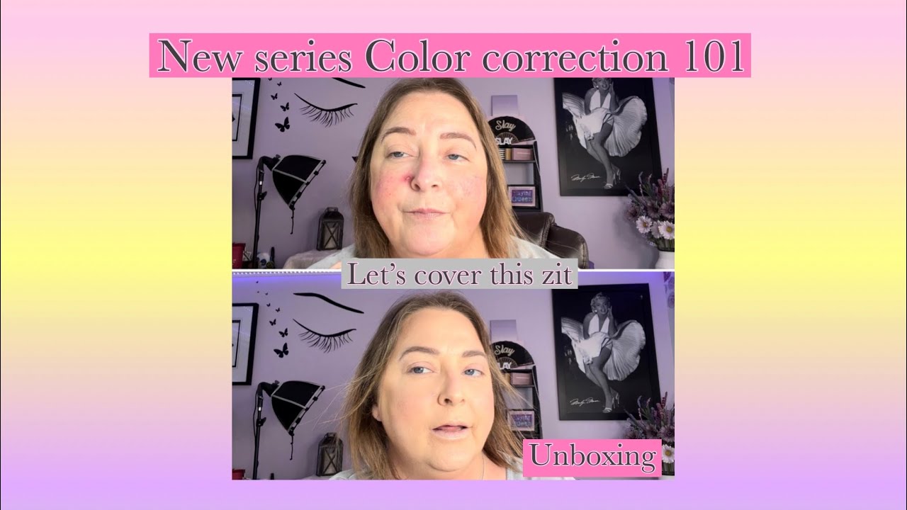 NEW SERIES|| COLOR CORRECTION 101! HOW TO COVER A RED ANGRY ZIT ...