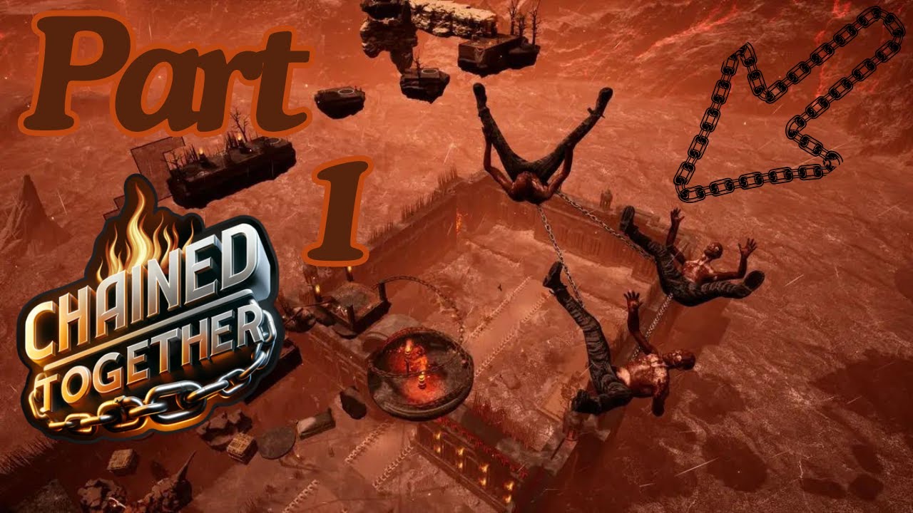 Chained Together Part 1: WE FAILED!! We Decided to Stay in Hell!! - YouTube