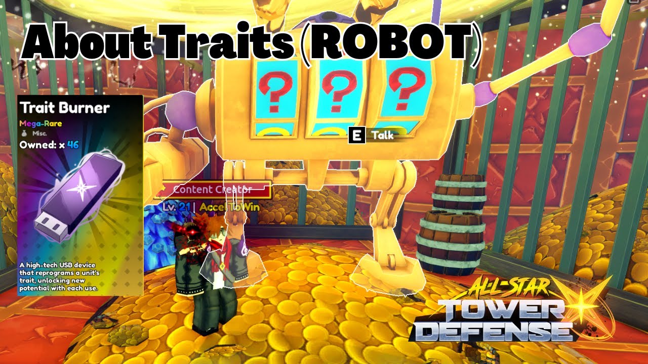 About Traits (ROBOT) All Star Tower Defense X ASTD X Tutorial - YouTube