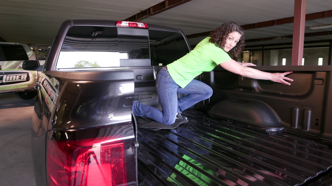 DualLiner bedliner Install-2014-2018 GM Truck. - YouTube