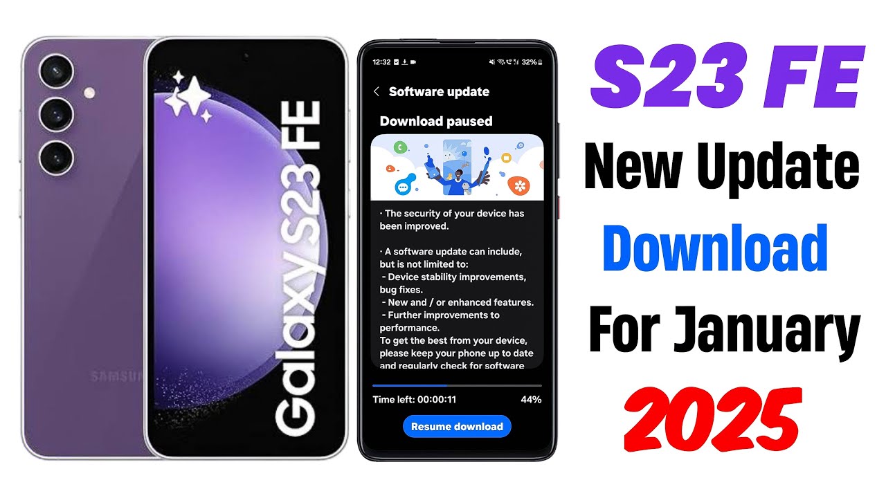 Samsung S23 FE New Software Update || S23 FE One UI 7 Release Date ...