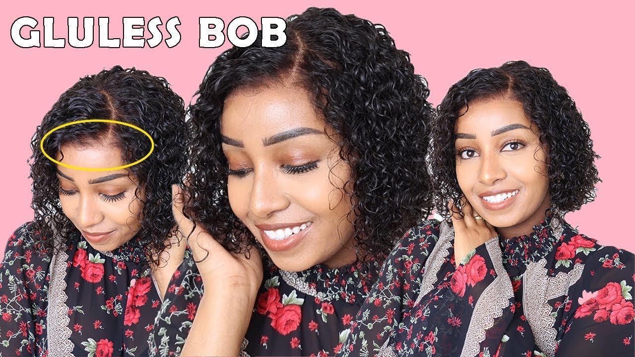 *Summer Matched Curly Bob!* 3D Cap Put On and Go Short Curly BOB Wig ...