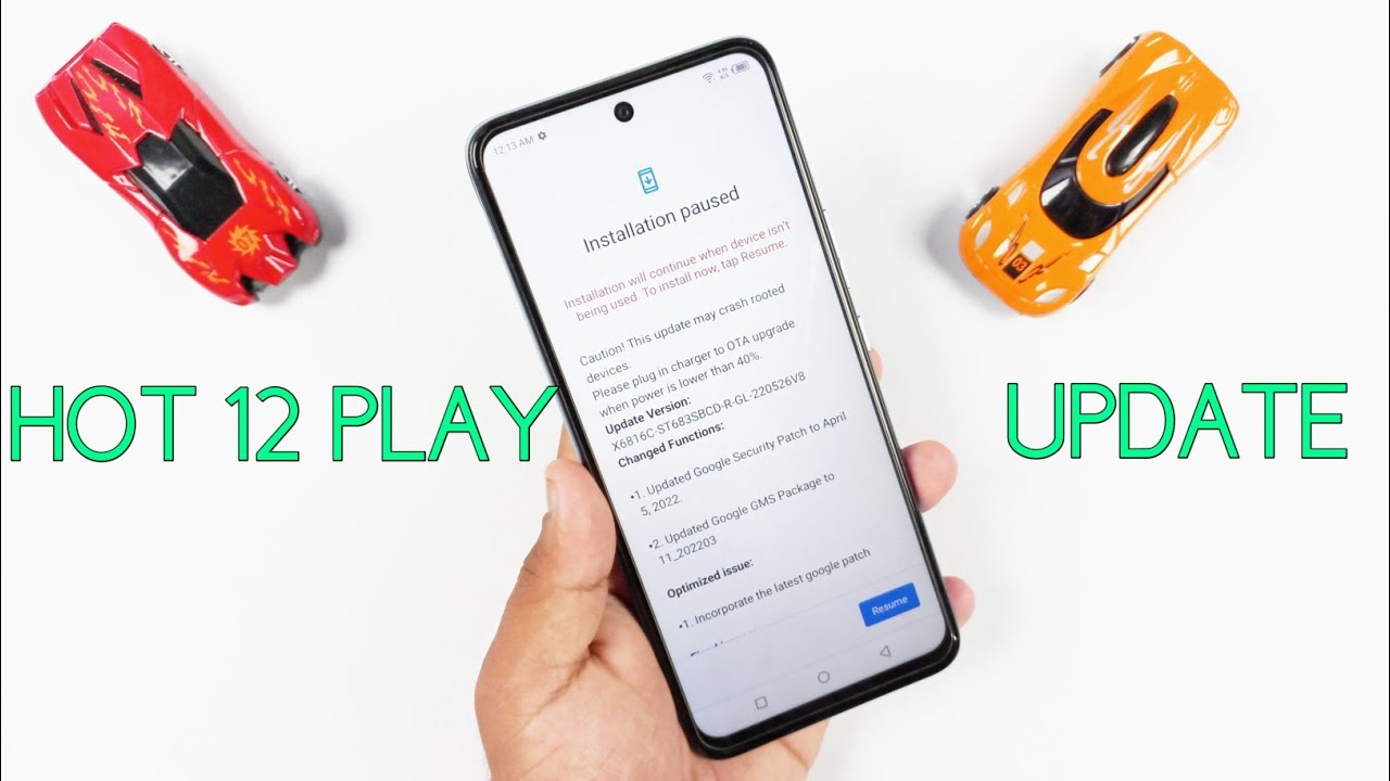 Infinix Hot 12 Play XOS System Update - YouTube