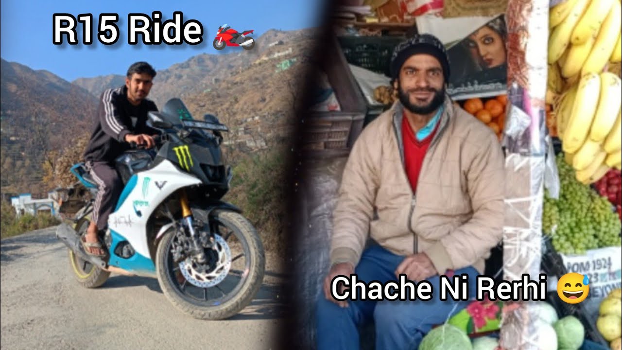 Chache Ni Rerhi 😅 || Modified Yamha R15 Ride 🏍️ || Abdullah Waterfall ...