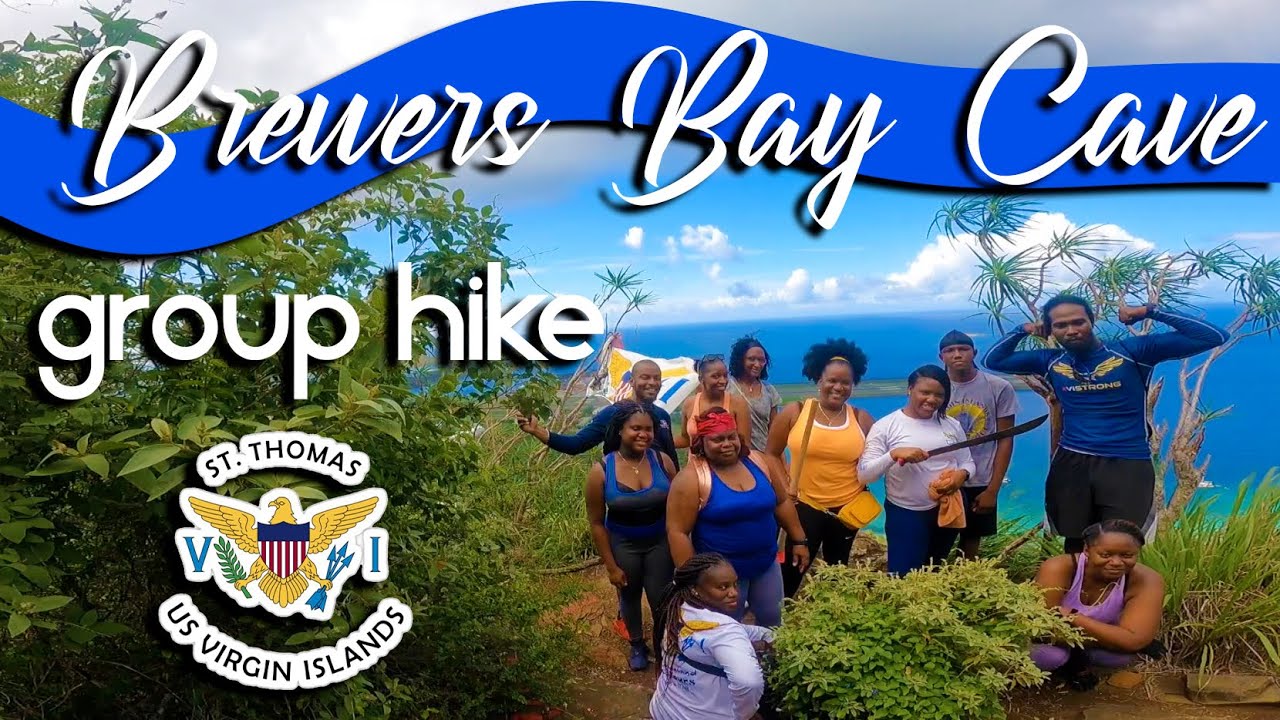 Brewers Bay Cave Group Hike - YouTube