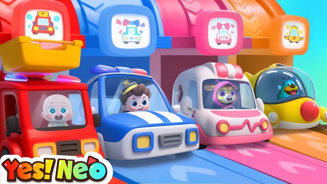 Learn Colors with Little Cars | Cars Rescue | Learn Colors | Nursery ...
