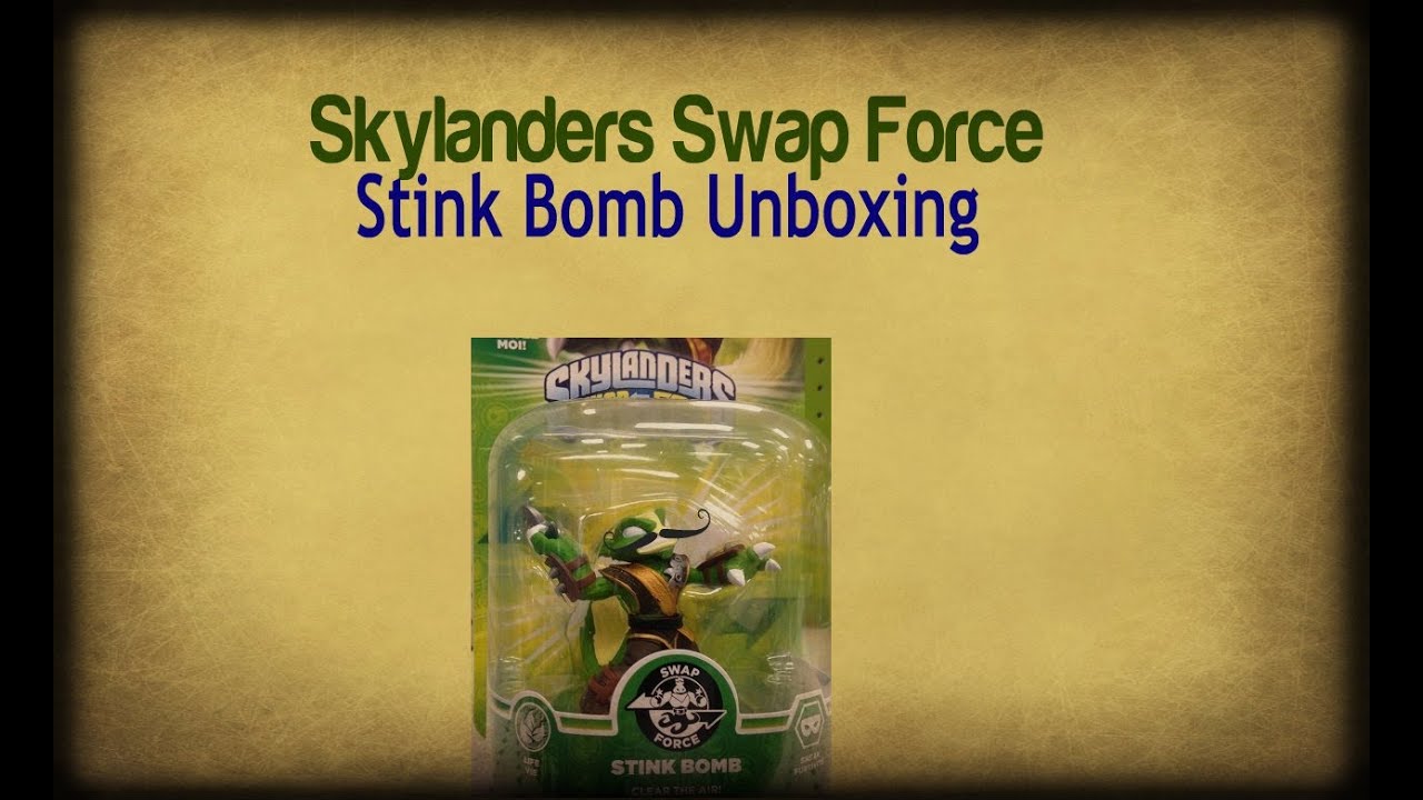 Skylanders Swap Force Stink Bomb Unboxing & Review + Free Code!!! - YouTube