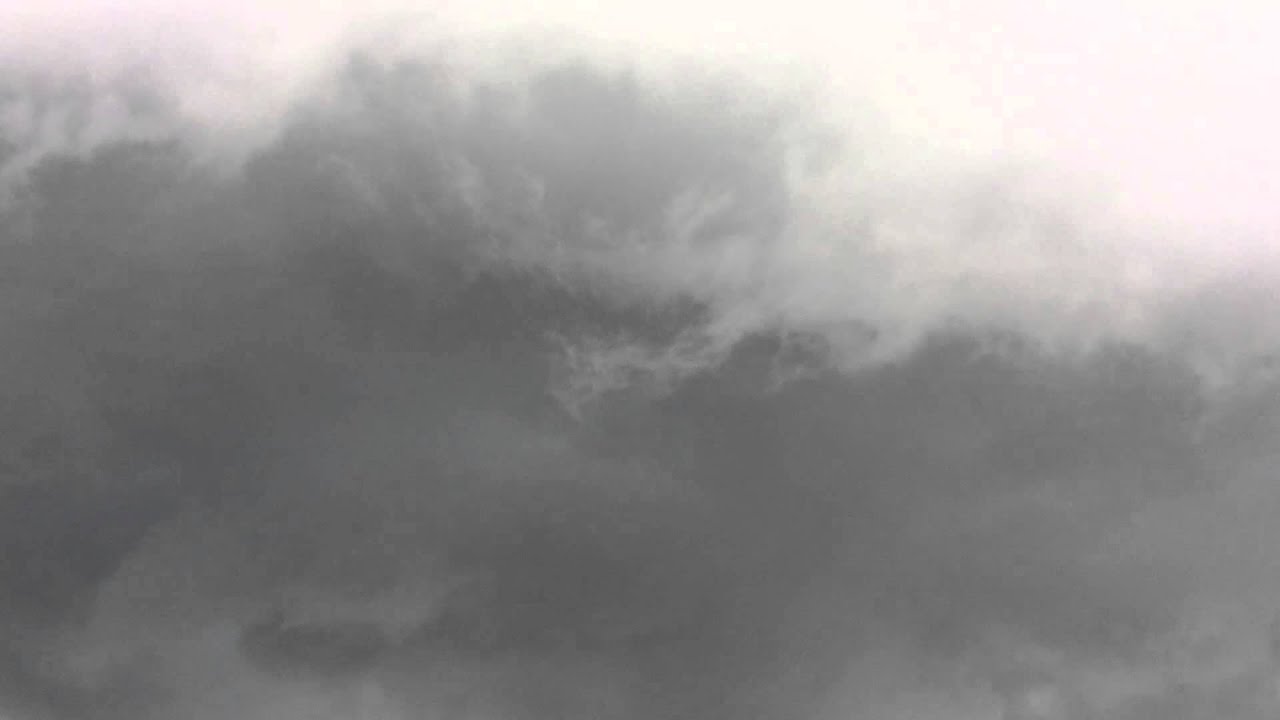 Supercell Thunderstorm Wall Cloud Rotation Over Cocoa Beach Florida ...