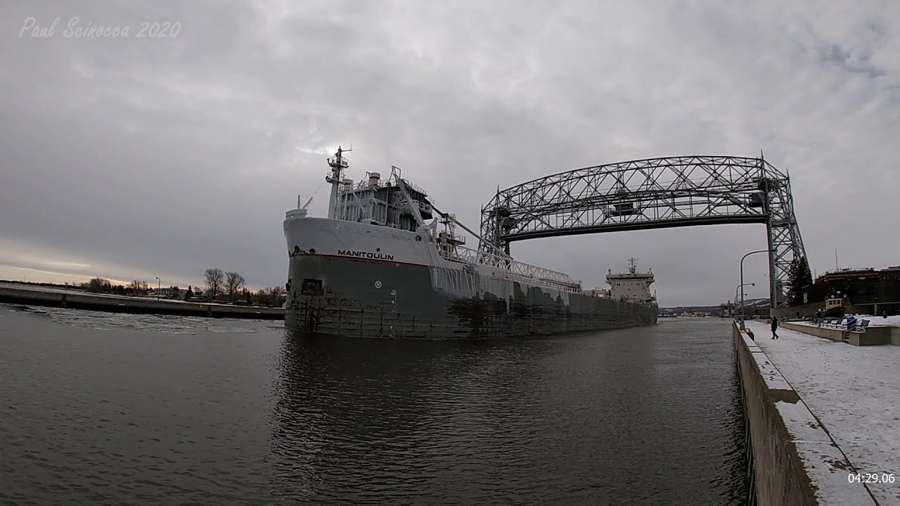 Last Duluth ship Departure for the 2019-20 Shipping season. The ...