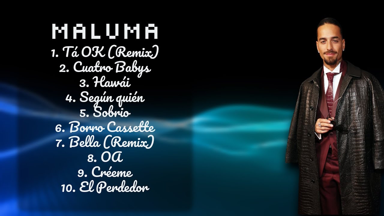 Maluma-Year's sensational singles-Premier Songs Mix-Glorified - YouTube