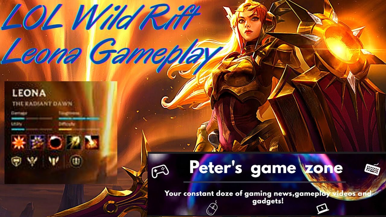 League of Legends Wild Rift - Leona Gameplay - YouTube
