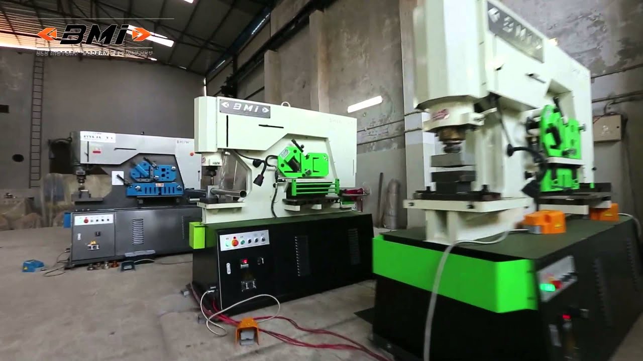 BAJAJ MACHINES INDIA - HYDRAULIC IRON WORKER - YouTube
