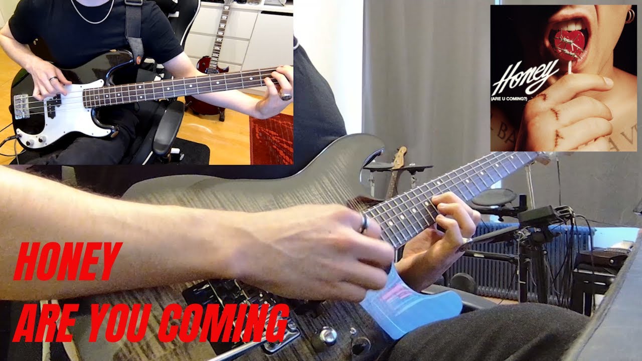 Måneskin Honey Are You Coming Guitar Bass Cover W Solo Youtube