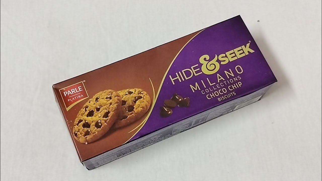 Parle Hide & Seek Milano Choco Chip Cookies || Biscuit 🍪 || Cookies 🍪🍪 ...