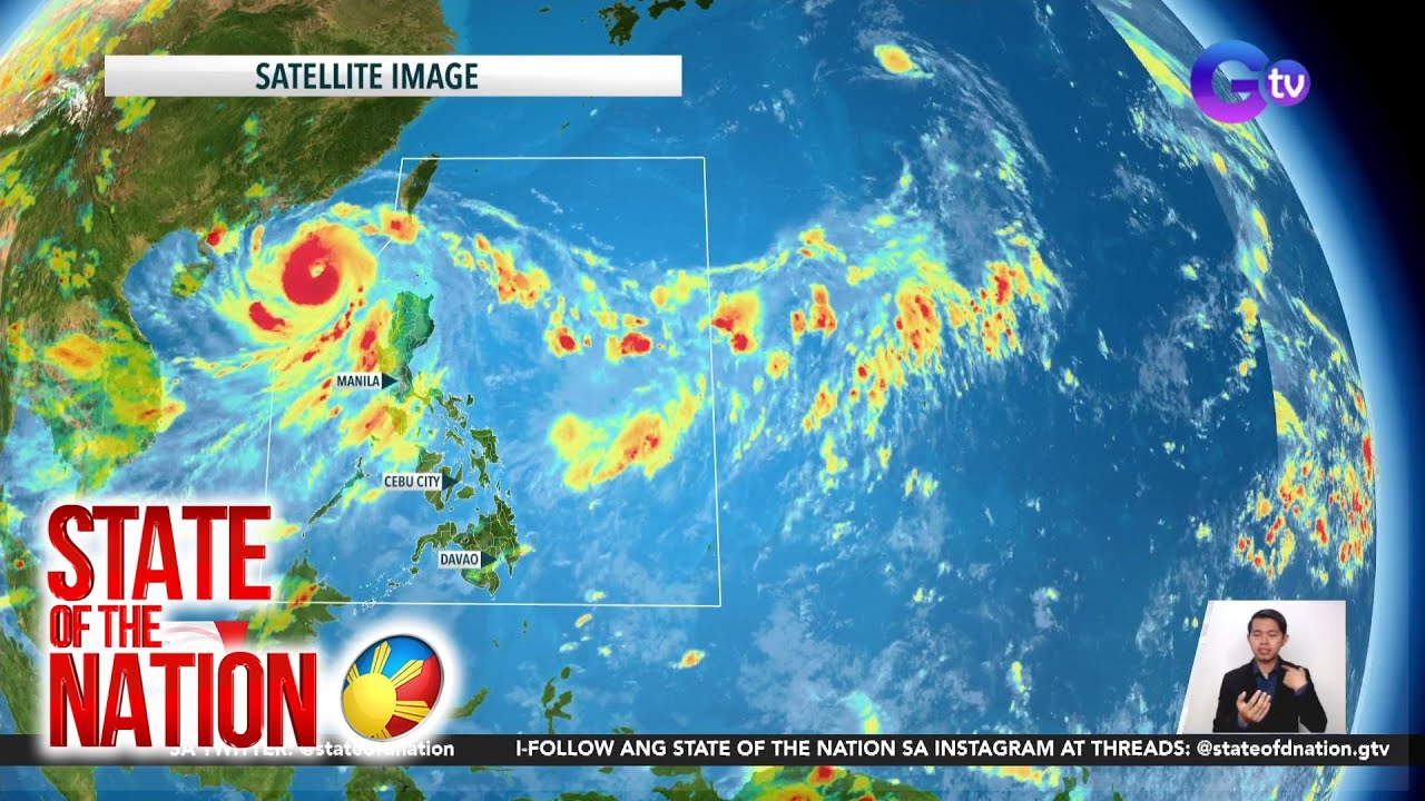 Nakalabas na ng PAR ang bagyong Enteng | SONA - YouTube