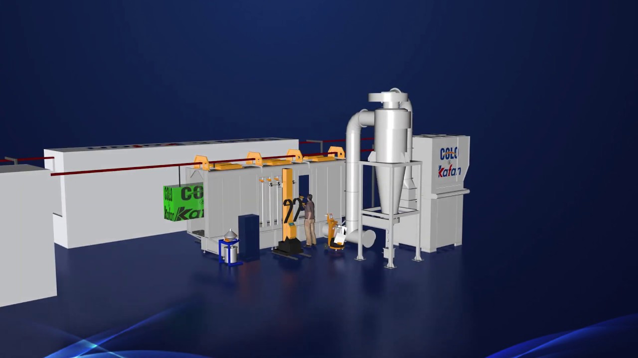 Auto spray pretreatment powder coating spray Line for Kuwait client ...