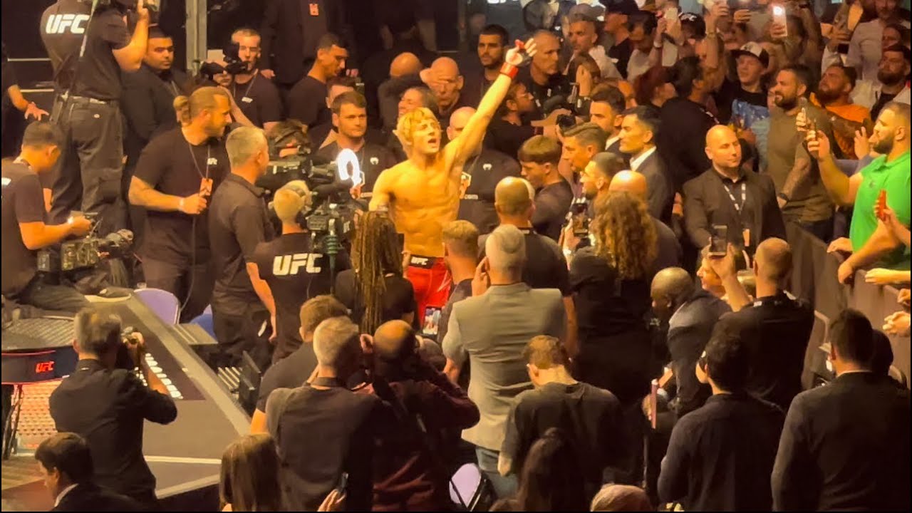 Paddy The Baddy Pimblett walkout UFCLONDON - YouTube