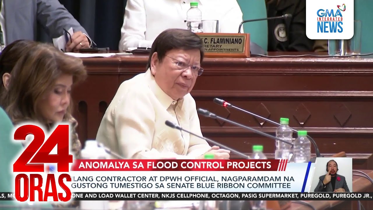 Potential witnesses in flood control issue send ‘feelers’ | 24 Oras ...