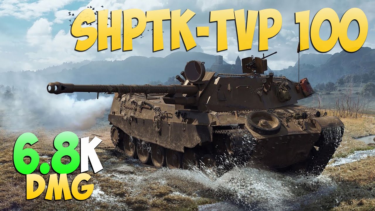 ShPTK-TVP 100 - 8 Kills 6.8K DMG - Devil's toy! - World Of Tanks - YouTube
