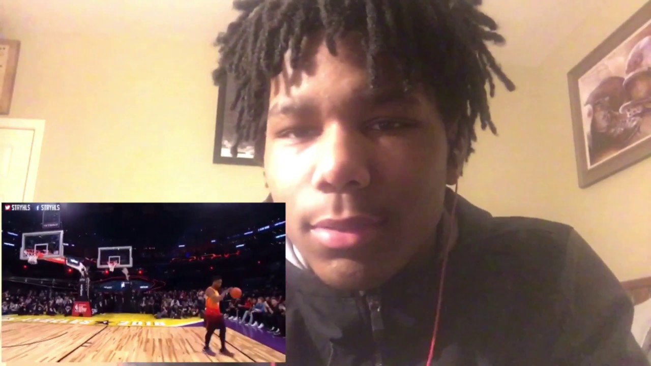 NBA 2018 Dunk Contest Reaction 🏀 - YouTube