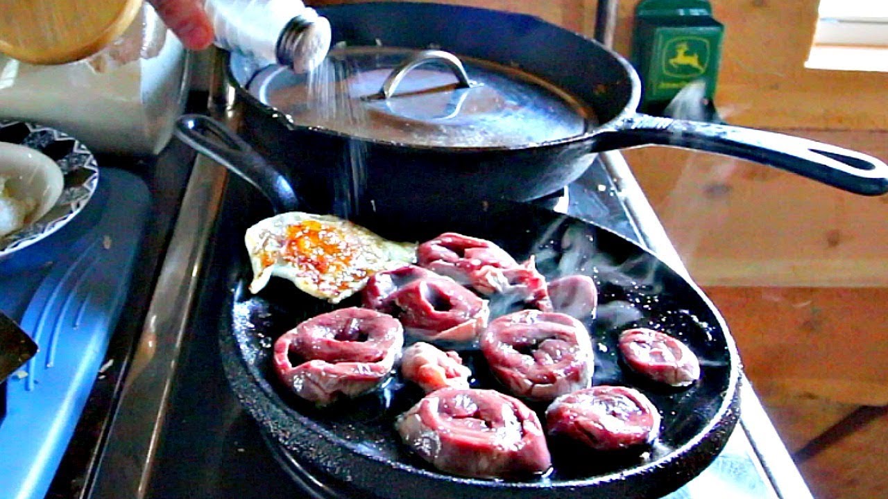 Breakfast Goat Heart That Kids Will Eat! - YouTube