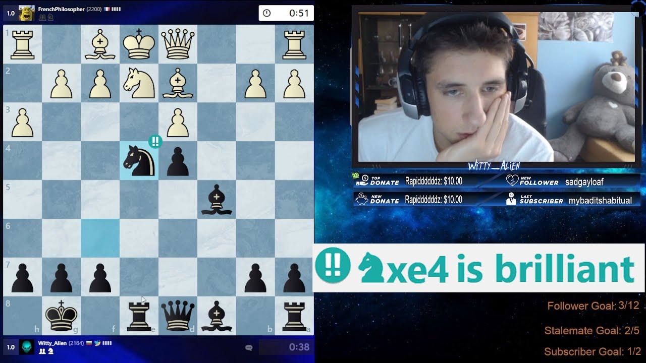 Nxe4 is brilliant ‼️ - YouTube