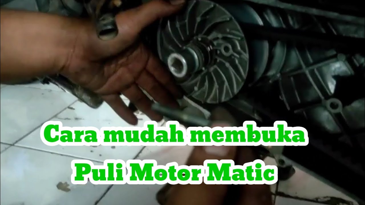 Bongkar pasang Puli/Pulley Motor Beat Vario Mio X-Ride - YouTube