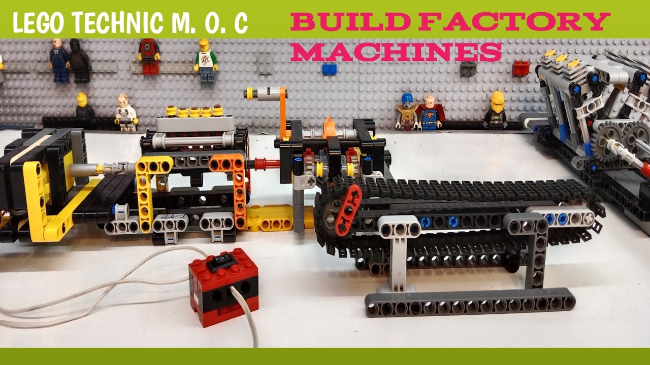 Lego technic Build factory machines - YouTube
