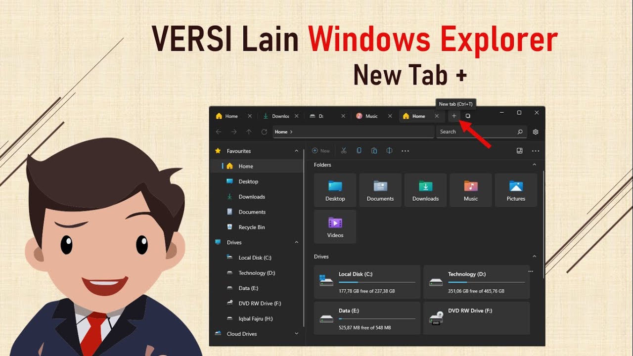 Versi lain dari Windows Explorer yang memiliki "Tab" | Windows 11 & 10 ...