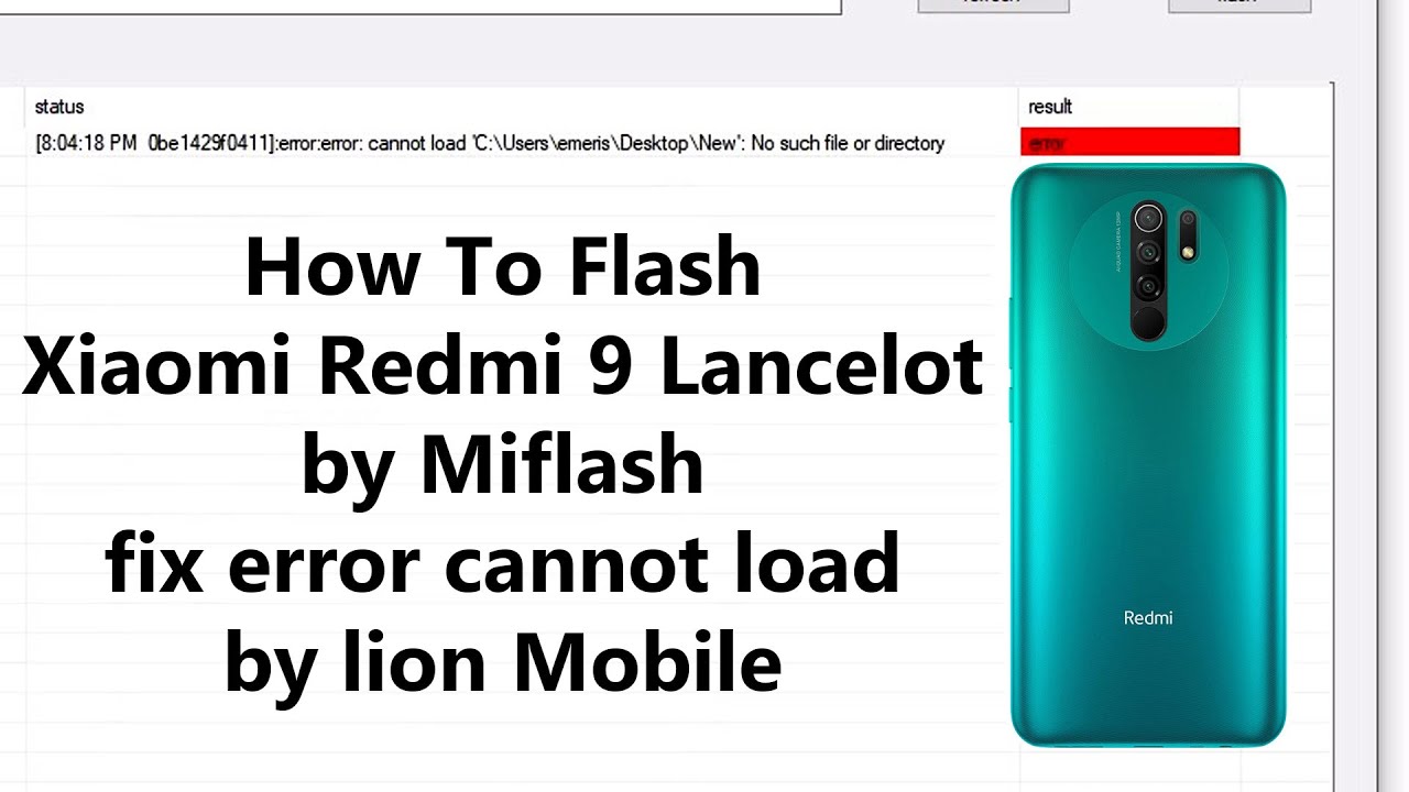 How to flash xiaomi redmi 9 Lancelot - YouTube