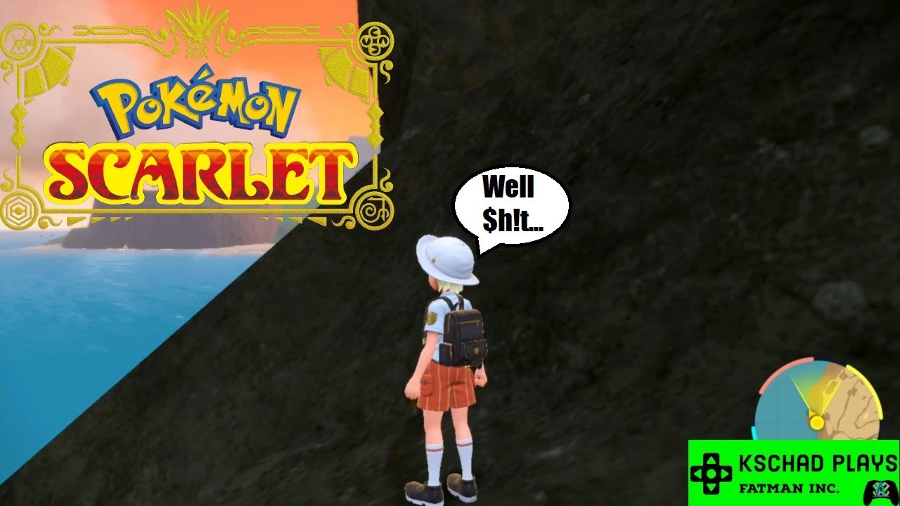 Pokemon Scarlet: I'm Stupid and Get Stuck on a Cliff... - YouTube