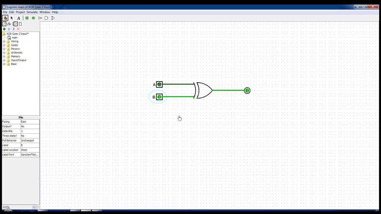 2 Input XOR Gate - YouTube