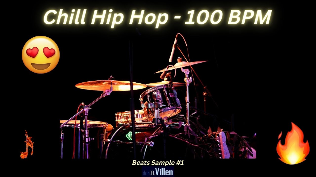 Chill Drums Beat 100 BPM | 'Beats Sample #1' Instrumental Freestyle ...