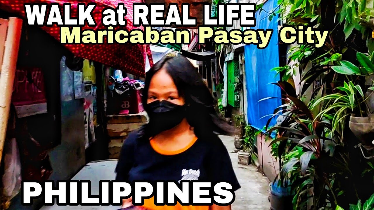 THE OTHER SIDE of PASAY | UNSEEN WALK at HIDDEN NARROW Alley in ...