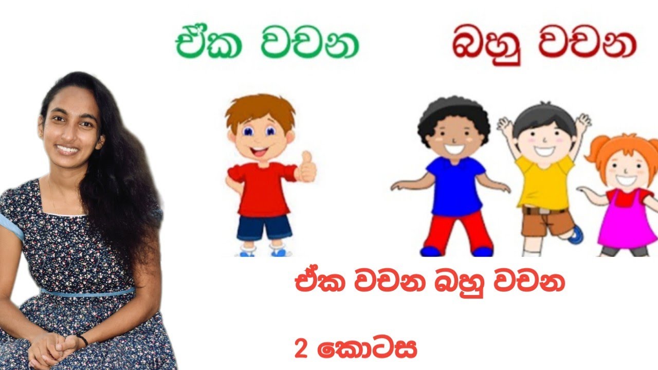 eka wachana bahu wachana part 2 (ඒක වචන බහු වචන ) Grade 6,7,8,9,10,11 ...