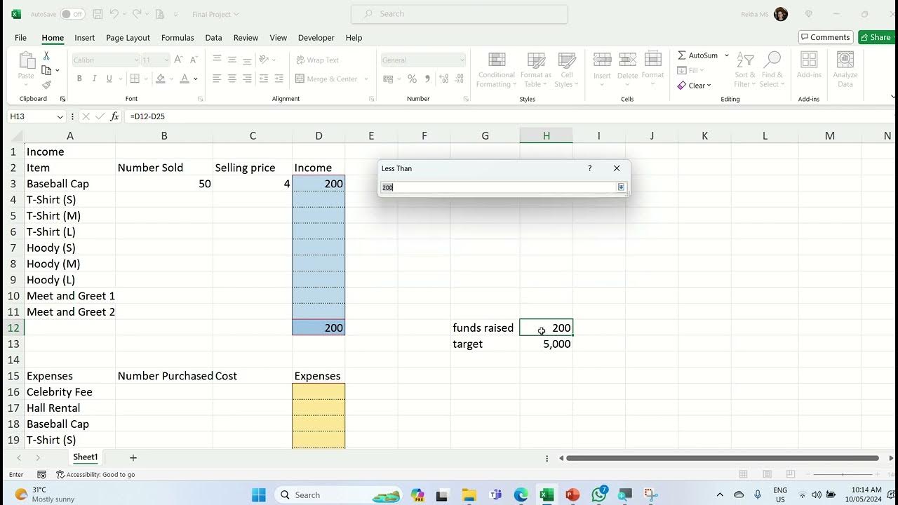 Using Conditional Formatting in Microsoft Excel 365 - YouTube