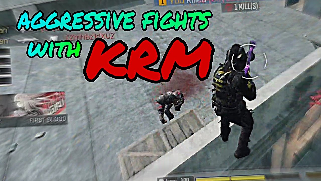 aggressive fights with krm in CODM Alcatraz | call of duty mobile - YouTube