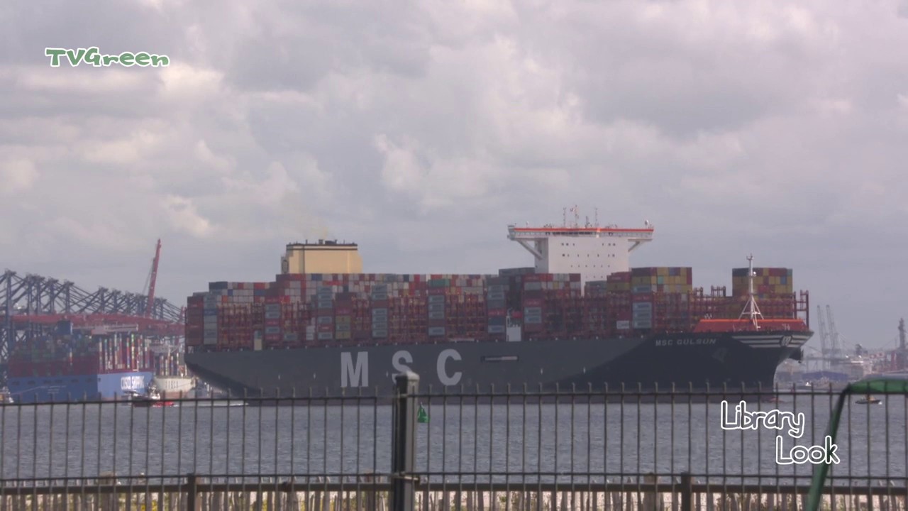 LibraryLook: Biggest Containership of 2019 - MSC Gulsun - YouTube