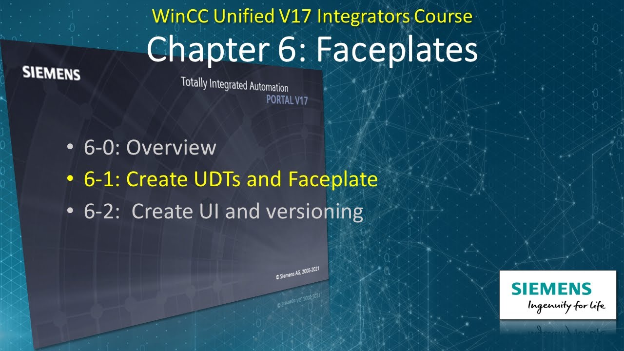 WinCC Unified V17 # 22: Create Faceplates & UDTs 🧑🍽️ #WinCCGURU - YouTube