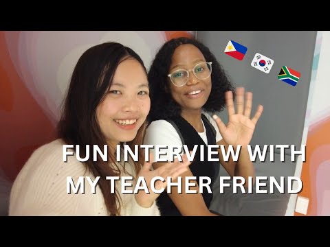 how's life in korea as a foreign teacher |living in korea ,Interview # ...