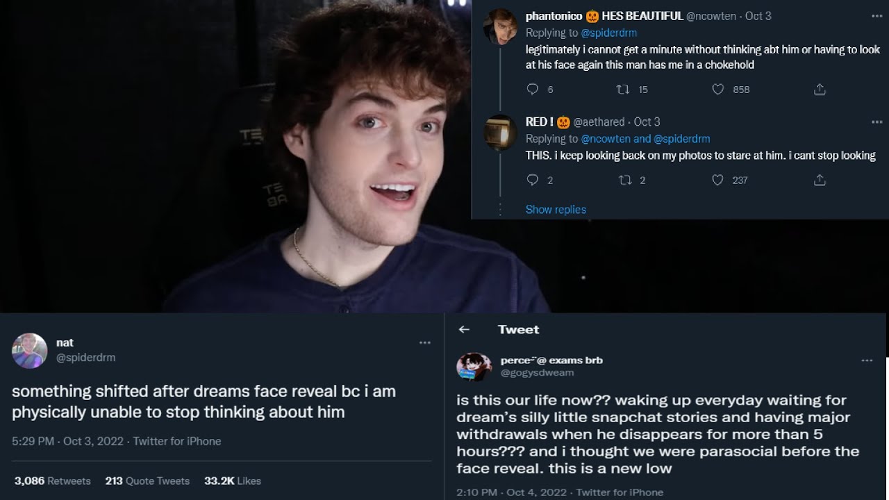 Reviewing The Reactions Of Dream Fans on Twitter - YouTube