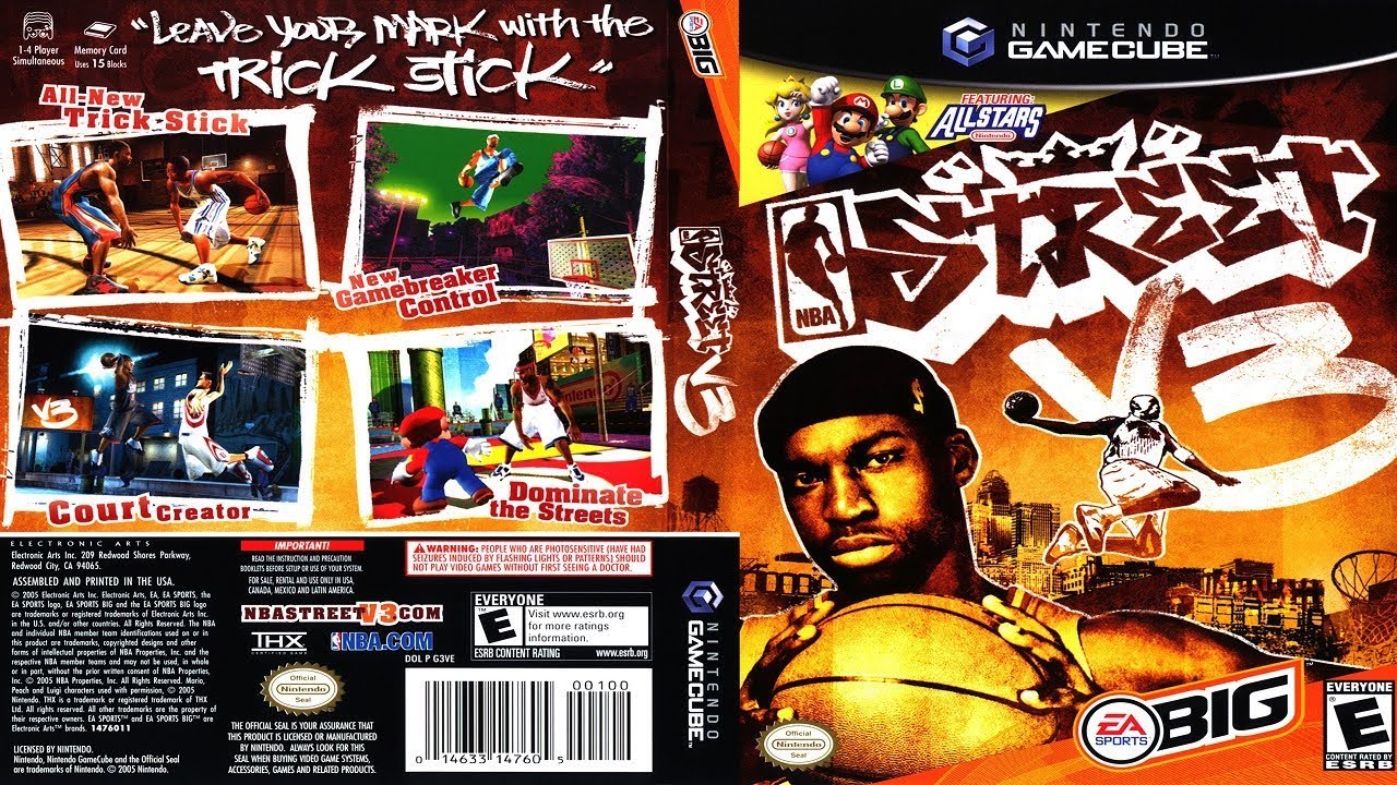 Nintendont Test: NBA Street V3 (Gamecube 2005) - YouTube
