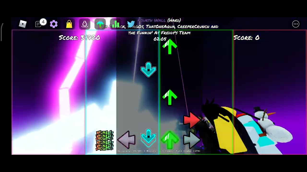 Boss fight in funky friday - YouTube