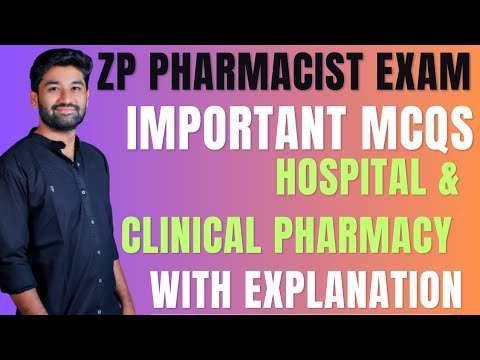 MCQS OF HOSPITAL & CLINICAL PHARMACY FOR ZP PHARMACIST EXAM PART-1 ...