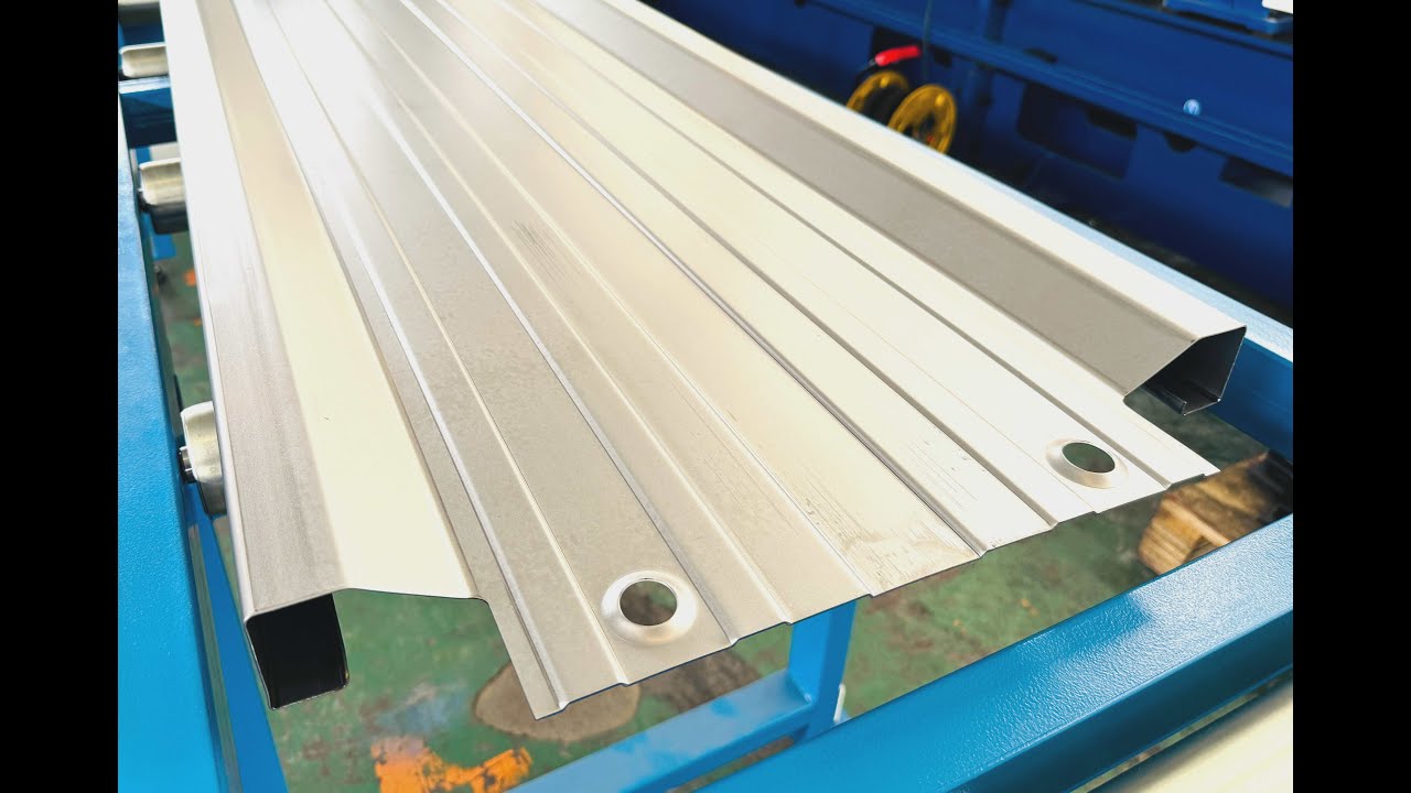 Roll Forming Machine | ESP Collecting Plates Production - YouTube
