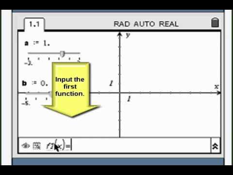 TI-Nspire Mini-Tutorials: Composite Functions 6 - YouTube
